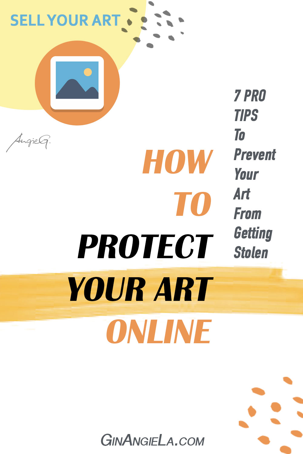 7 PRO TIPS How To Protect Your Art Online | Prevent Art Theft On The Web