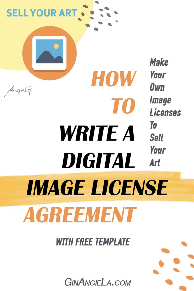How To Write A Digital Image License Agreement (+ FREE Template!)