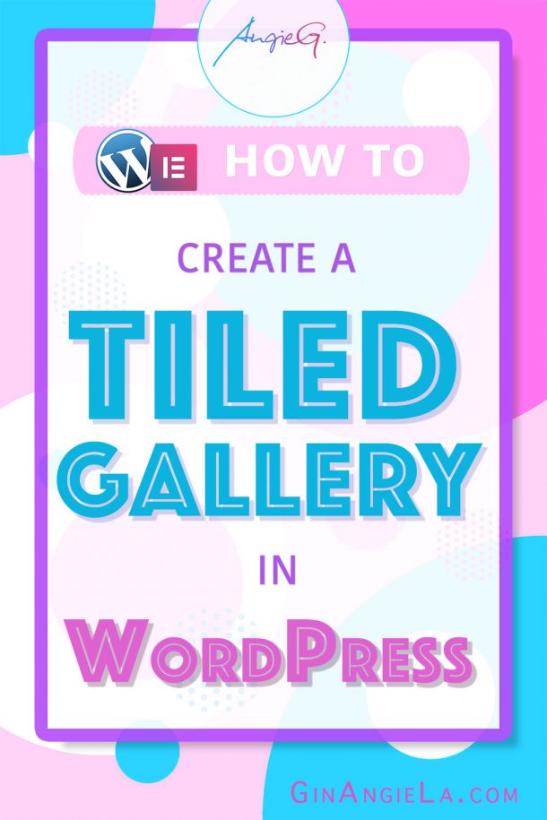 How To Create A Tiled Gallery In WordPress | Easy WordPress Tutorial