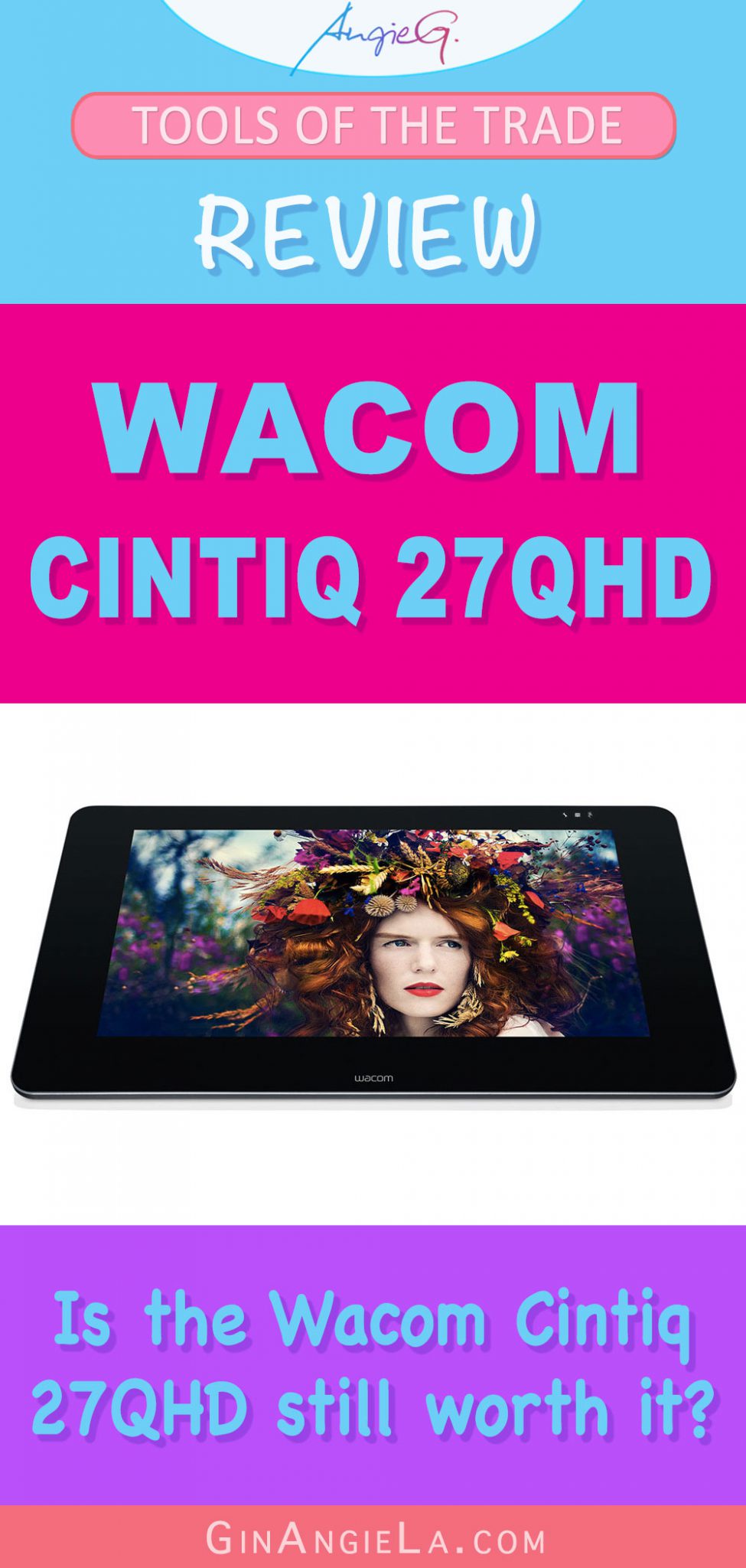 Wacom Cintiq 27QHD Creative Pen Display Tablet | Review 2021