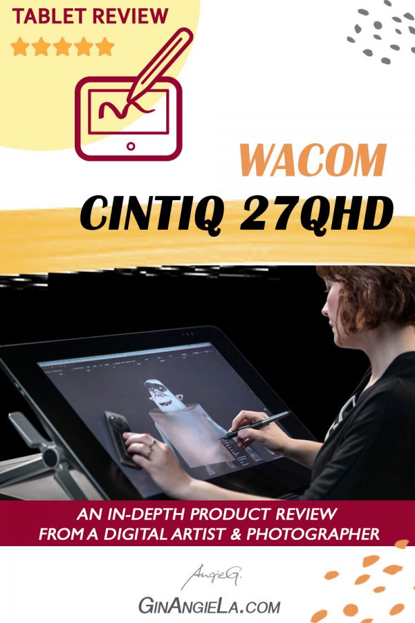 Wacom Cintiq 27QHD Creative Pen Display Tablet | Review 2021