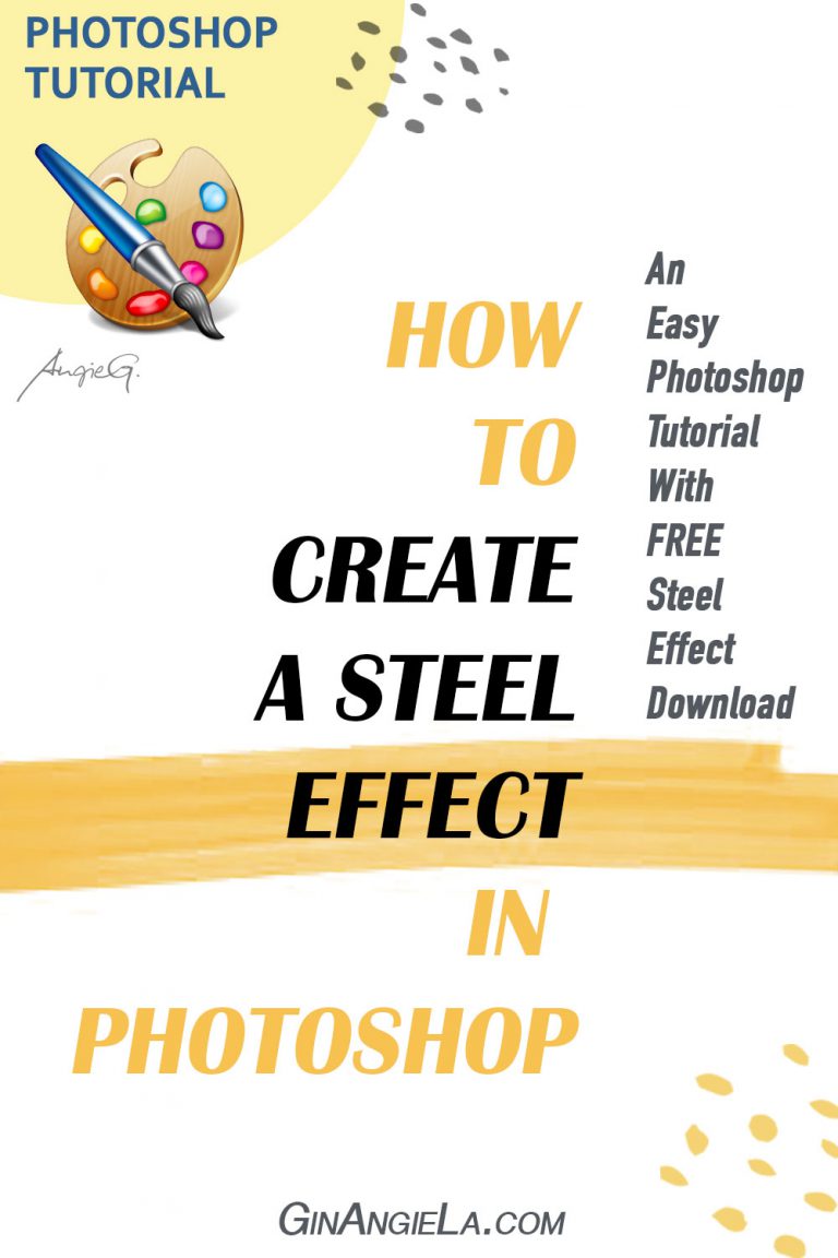 How To Create A Steel Effect In Photoshop (+ FREE Steel Effect Download)
