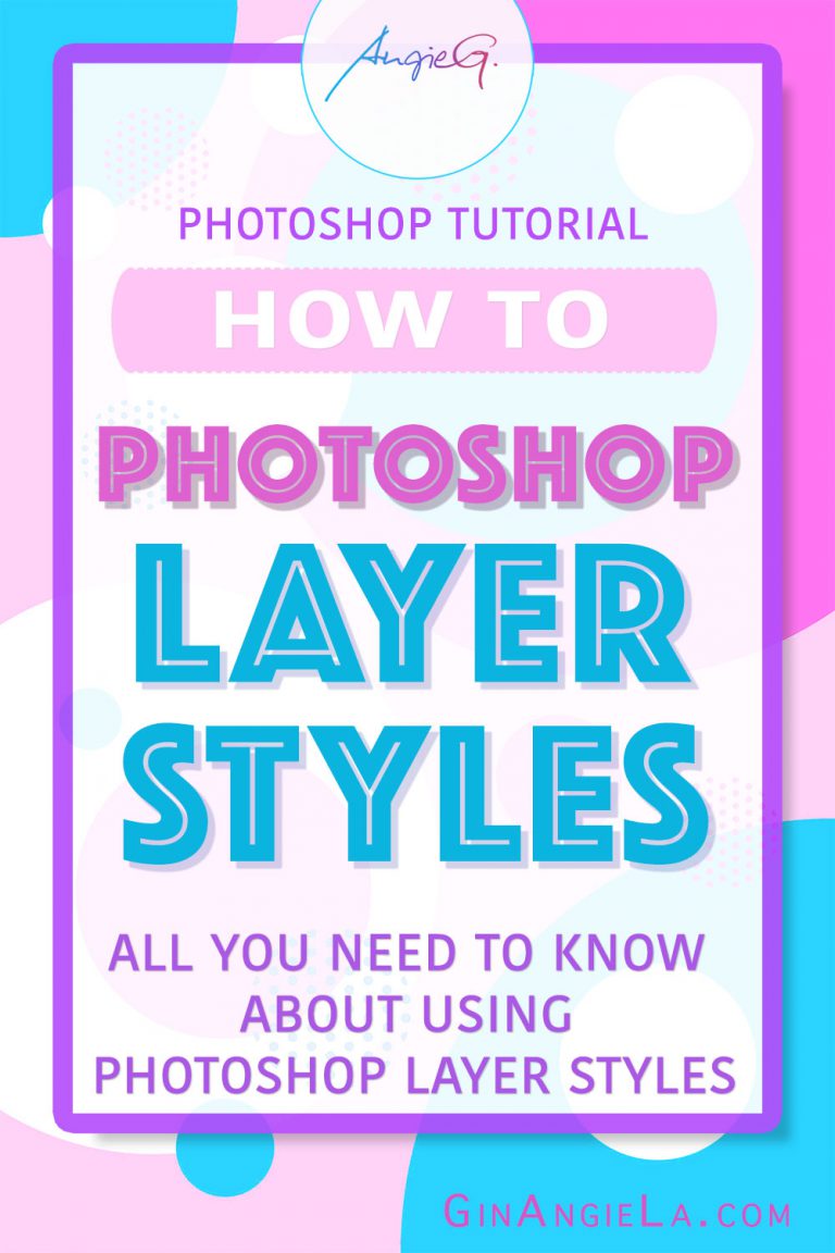 Using Layer Styles in Photoshop | Photoshop Layer Styles Tutorial