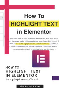 How To Highlight Text In Elementor – Step-By-Step Elementor Tutorial