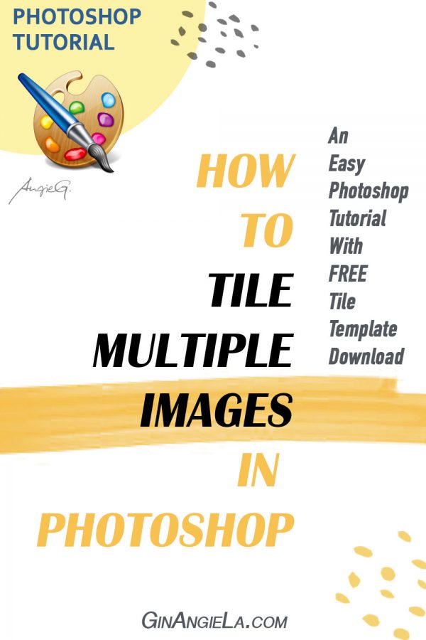 How To Tile Multiple Images In Photoshop (+ FREE Tile Template!)