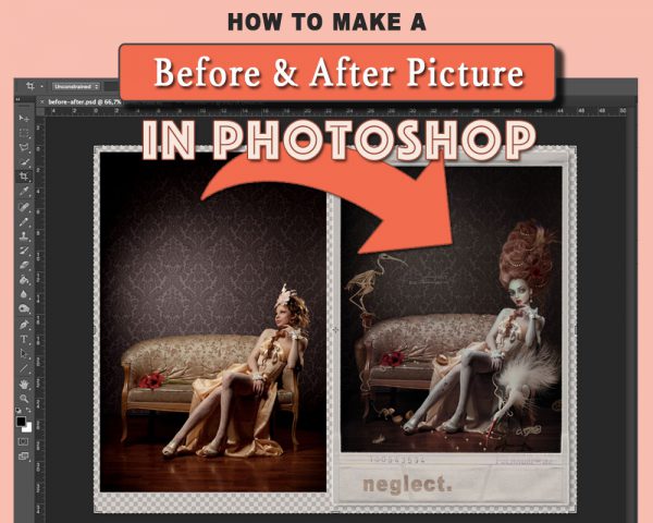 How To Make A Before And After Picture In Photoshop