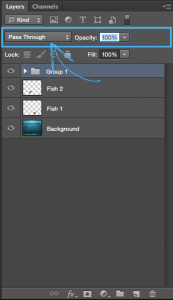 How To Add Blending Options To Multiple Layers In Photoshop