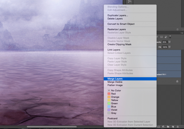 How To Merge Layers With Different Blending Modes In Photoshop