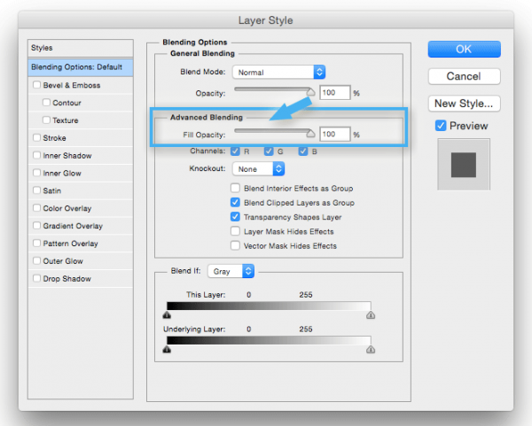 Layer Style Dialog Box In Photoshop – Understanding The Basics
