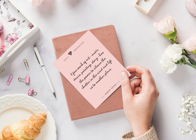365 Printable Cards With Inspirational Artist Quotes