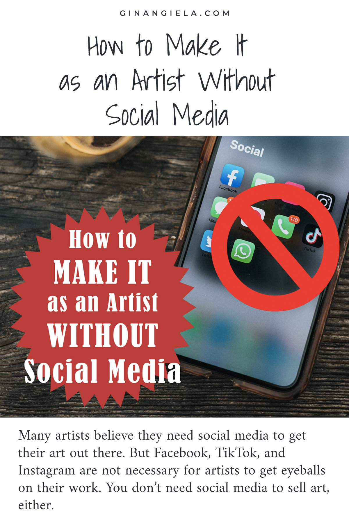 How To Make It As An Artist WITHOUT Social Media [MUST-KNOW]