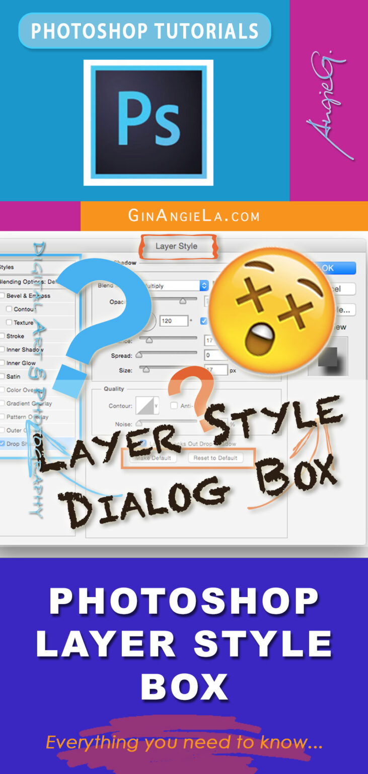 Layer Style Dialog Box In Photoshop – Understanding The Basics