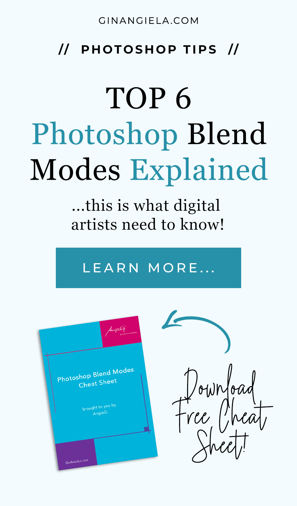 TOP 6 Photoshop Blending Modes Explained (+ Blend Modes Cheat Sheet)