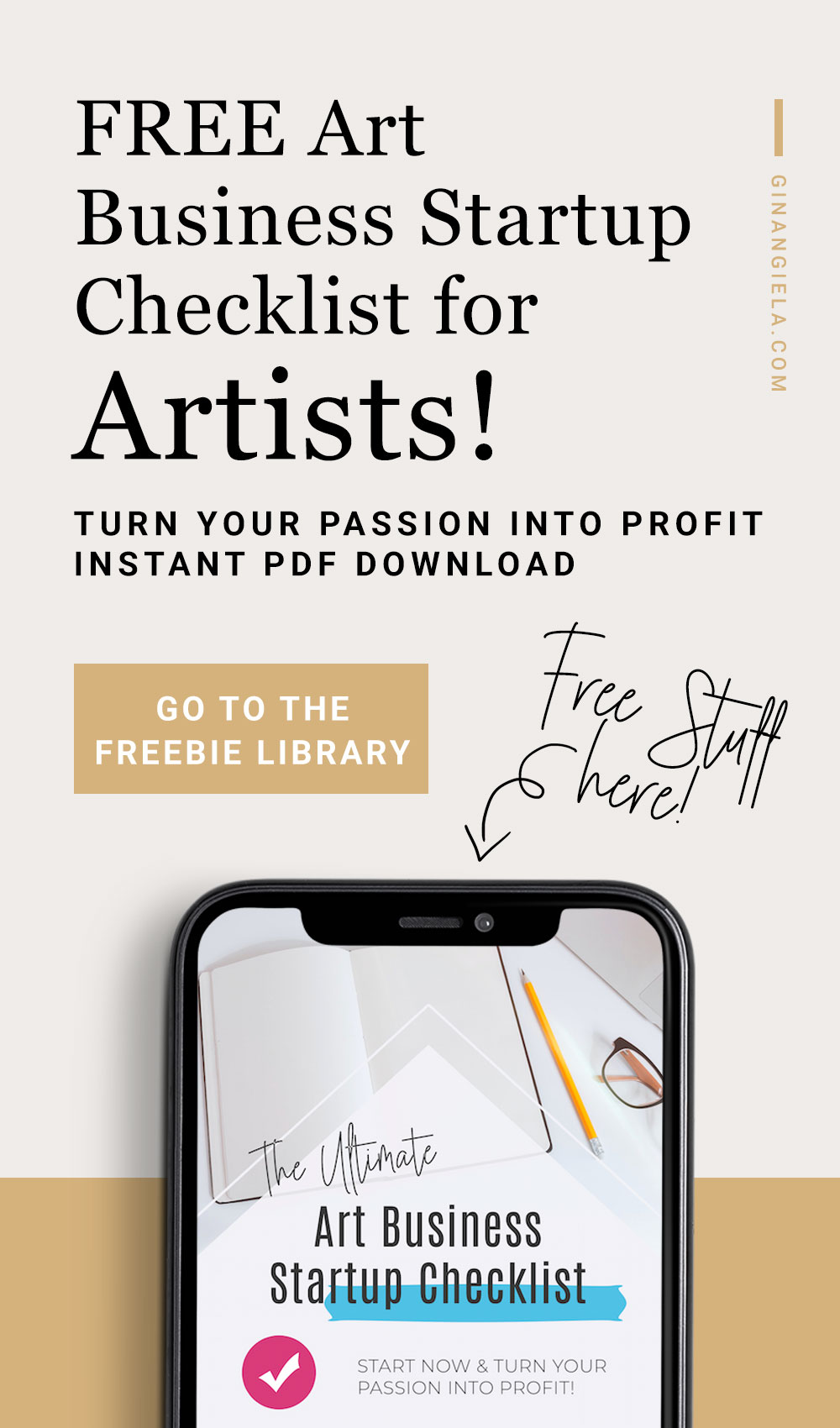 FREE Art Business Startup Checklist | Instant PDF Download