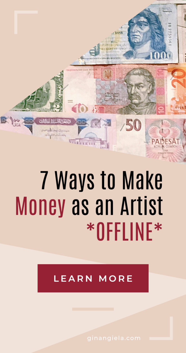 How To Make Money As An Artist *OFFLINE* [7 Real World Examples]