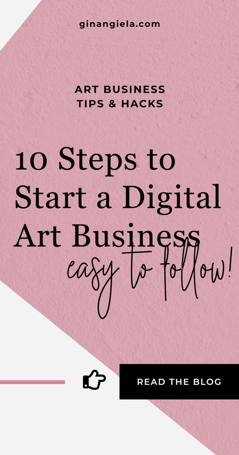 How To Start A Digital Art Business (+ FREE Art Business Startup Checklist)