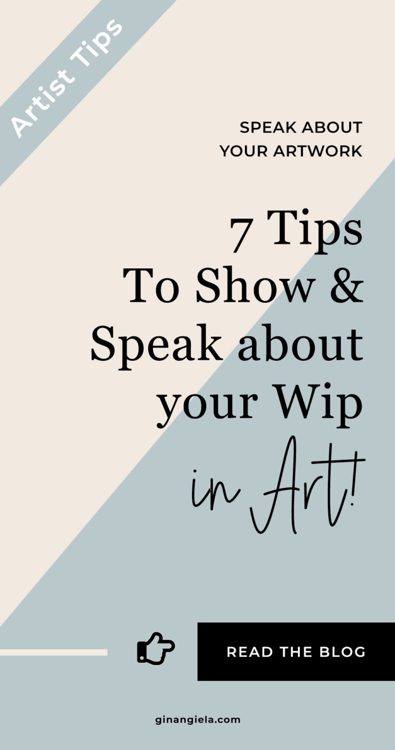 7 Tips How (+ Why) To Share Your WiP In Art