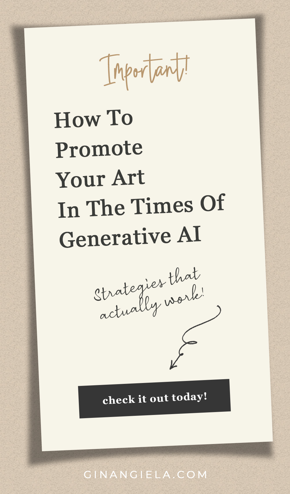 How To Promote Your Art When AI Is The End Of Artists (Supposedly)