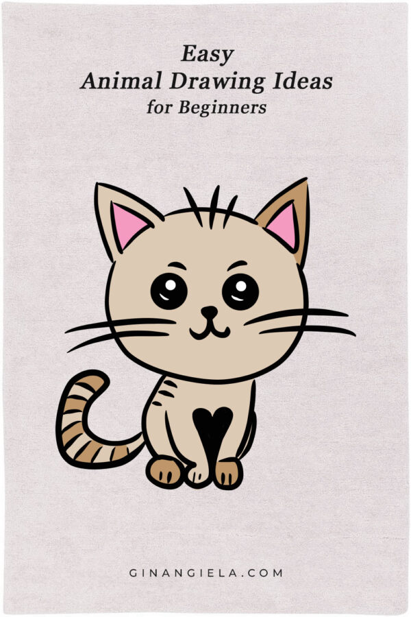 26 Easy Animal Drawing Ideas For Beginners