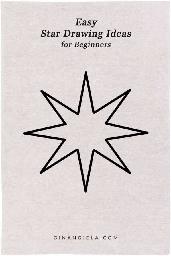 20 Cute & Easy Star Drawing Ideas For Beginners