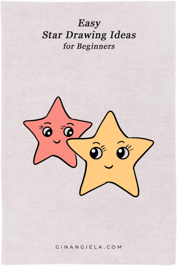 20 Cute & Easy Star Drawing Ideas For Beginners