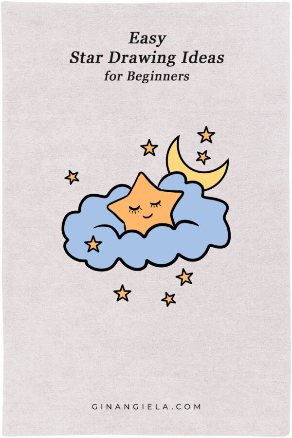 20 Cute & Easy Star Drawing Ideas For Beginners