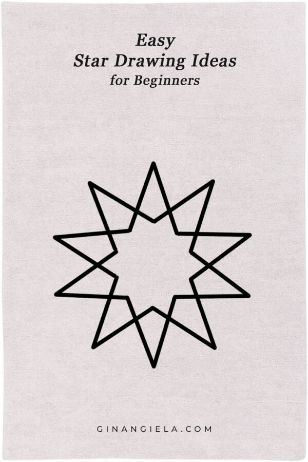 20 Cute & Easy Star Drawing Ideas For Beginners