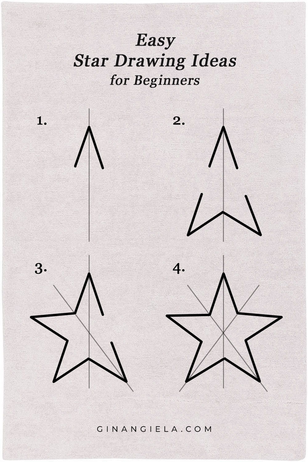 20 Cute & Easy Star Drawing Ideas For Beginners