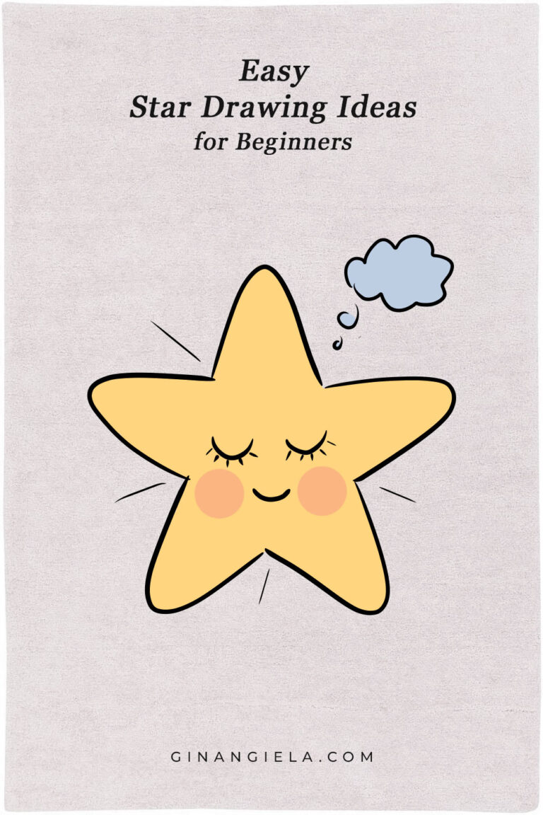 20 Cute & Easy Star Drawing Ideas For Beginners